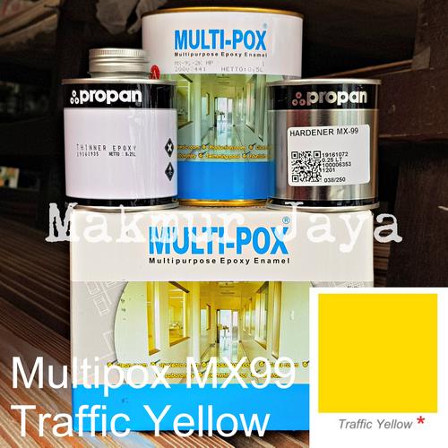 Jual Multipox MX99 Traffic Yellow Kuning Propan Cat Epoxy 1L MX-99 ...