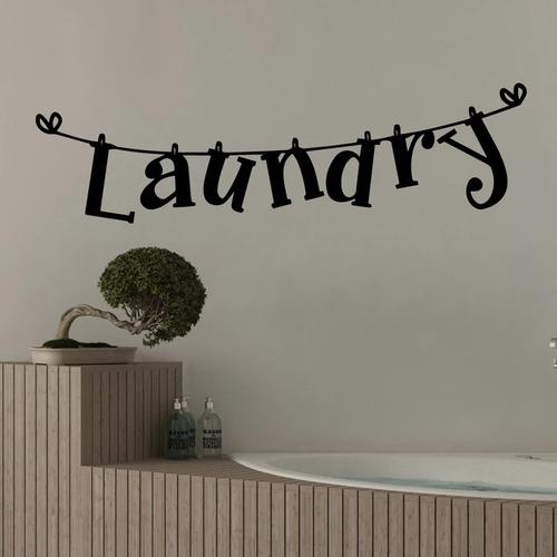 Jual Stiker Dinding Laundry Room Pakaian Sticker Dinding Rumah Toko ...