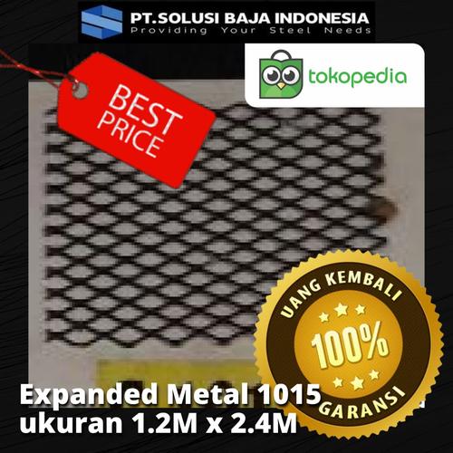 Jual Expanded metal 1015 1.2x2.4 Wiremesh wajik/wajig diagonal - Kab ...