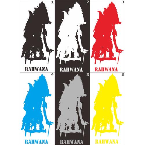 Jual Sticker Cutting TOKOH WAYANG RAHWANA - Putih - Kota Surabaya ...