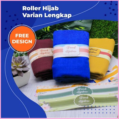 Jual CETAK PAPER BELT ROLL HIJAB / ROLLER HIJAB / LABEL PENGIKAT HIJAB ...