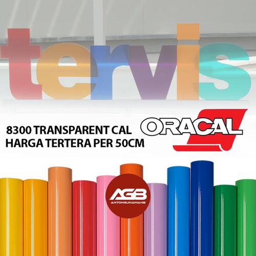 Jual Sticker ORACAL 8300 TRANSPARENT CAL Stiker Transparan Bening ...