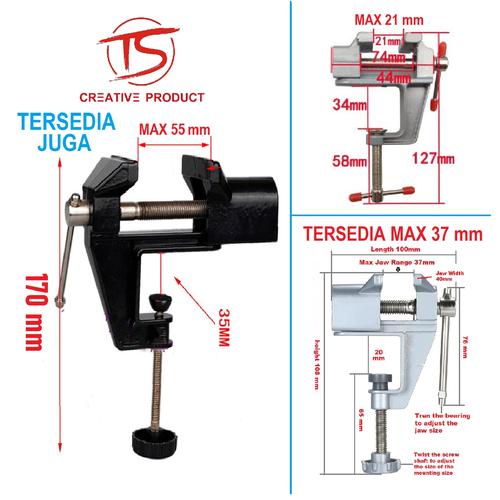 Jual Mini table vice next Gen catok meja ragum mini clamp meja mini ...