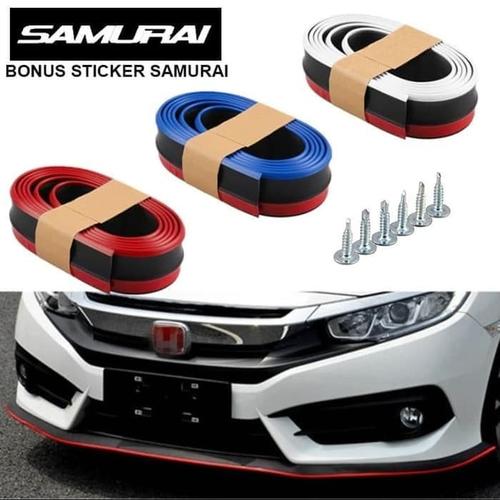 Jual Lip bumper pelindung bumper samurai 2 warna two tone - HITAM LIS ...