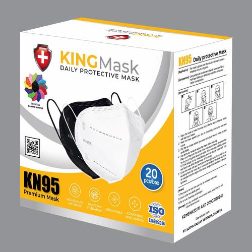 Jual [KINGMASK] MASKER KN95 PREMIUM MAASK 5PLY ISI 20PCS IZIN KEMENKES ...