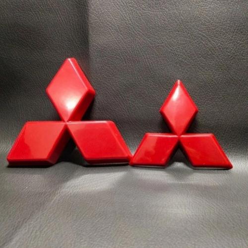 Jual Cover Logo OUTLANDER Sport Emblem Kaver Lambang Mitsubishi Isi 2 ...
