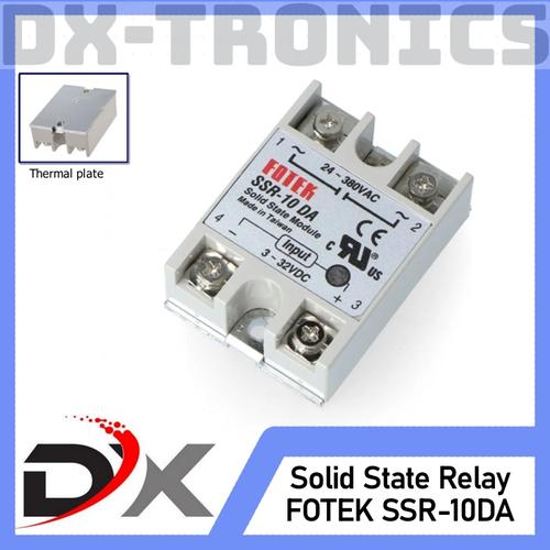 Jual Fotek SSR-10DA Solid State Relay Fotek 10 Ampere SSR 10DA Amper - Jakarta Barat - DX ...
