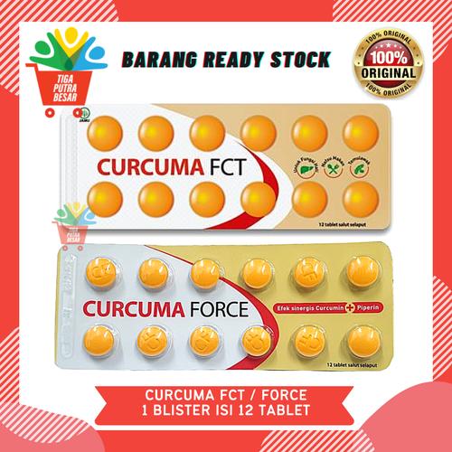 Jual CURCUMA FCT 1 BLISTER ISI 12 TABLET - FORCE - Kab. Bekasi - Tiga ...