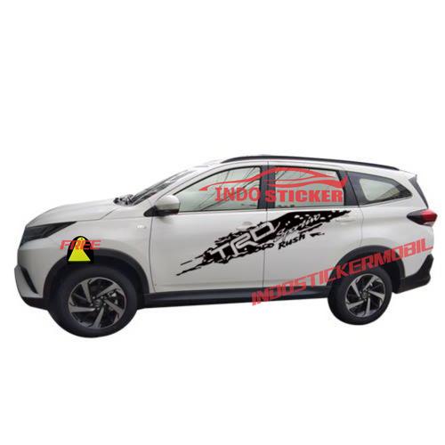 Jual STICKER STIKER MOBIL RUSH CUTTING STIKER TRD TOYOTA RUSH SIDE ...