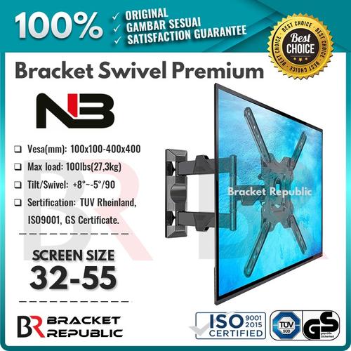 Promo Bracket TV Lengan Monitor LED 32 40 43 50 55 Inch Braket Breket ...