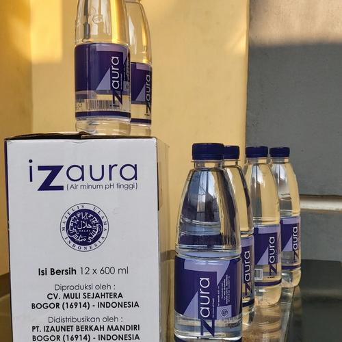 Jual Izaura Water 8+/ Air Mineral PH Tinggi Alkali 600ml (ISI 12 ...