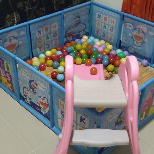 Jual Paket Mandi Bola Anak (Perosotan + Bola + Pagar Pengaman Anak ...