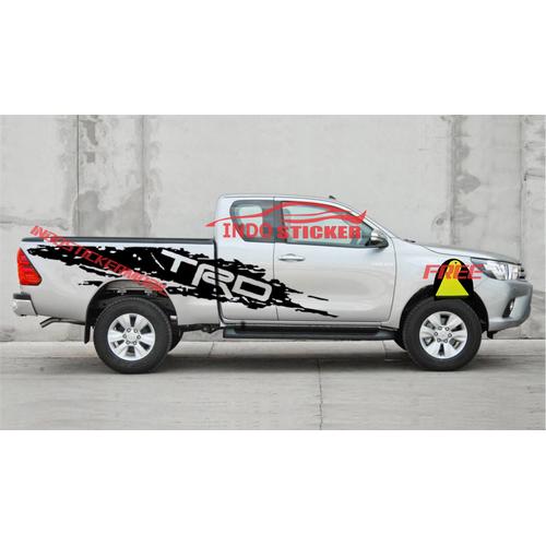 Jual TERBARU STICKER STIKER MOBIL HILUX STICKER TOYOTA HILUX SINGLE ...