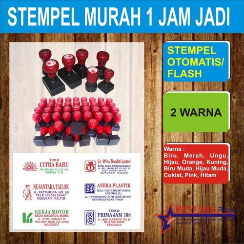 Jual Stempel Flash 1 Warna Ukuran Besar Otomatis Murah & Cepat ...