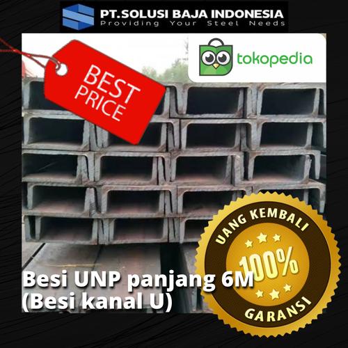 Jual Besi UNP / kanal U 65x42x5,5mm panjang 6M - Kab. Tangerang ...