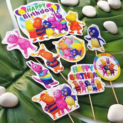 Jual The Backyardigans Birthday Cake Topper 1 set isi 10 pc - Kota ...