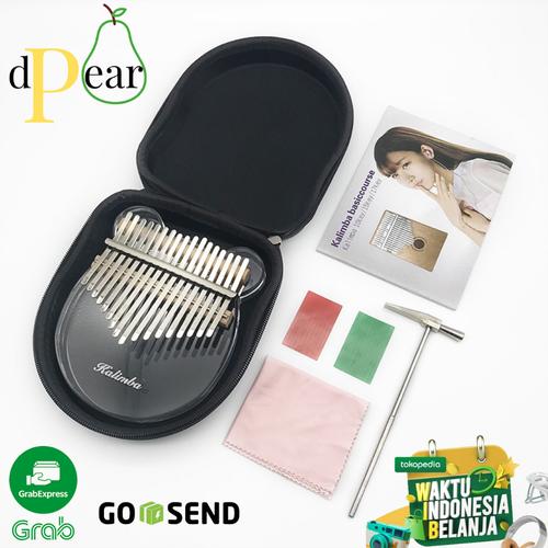 Jual 17 Keys Kalimba African Thumb Piano Alat Musik Kalimba - Merah ...