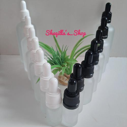 Jual botol pipet kaca frosted 5ml-100ml - Hitam, 5ml - Kota Tangerang ...