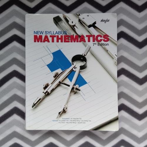 Jual SHINGLEE NEW SYLLABUS MATHEMATICS 7TH EDITION TEXTBOOK + WORKBOOK ...