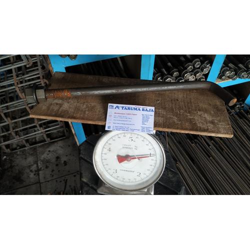 Jual Angkur Beton M19 x 400 mm - Angkur Besi 3/4" x 40 cm - Angkur L ...