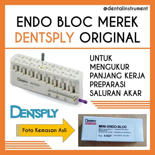 Jual Dental Mini Endo Bloc (Penggaris Jarum K File) Merek Dentsply ...