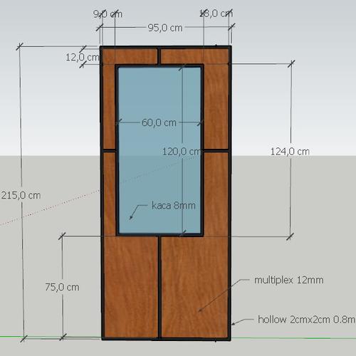 Jual Pintu Besi Daun Papan Triplek Tebal 12mm - Jakarta Selatan - Pandu ...