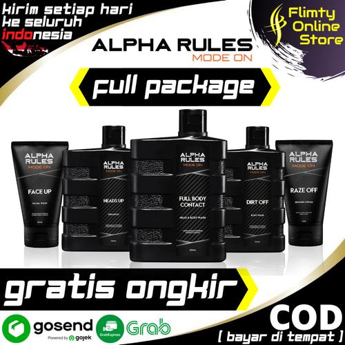 Promo Alpha Rules Paket Lengkap Perawatan Pria alpharules by deddy ...