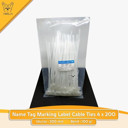 Promo Name Tag Marking Label Kabel Tis Bendera / Cable Ties 4 x 150 / ...