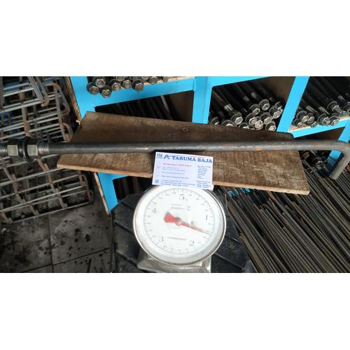 Jual Angkur Beton M19 x 600 mm - Angkur Besi 3/4" x 60 cm - Angkur L ...