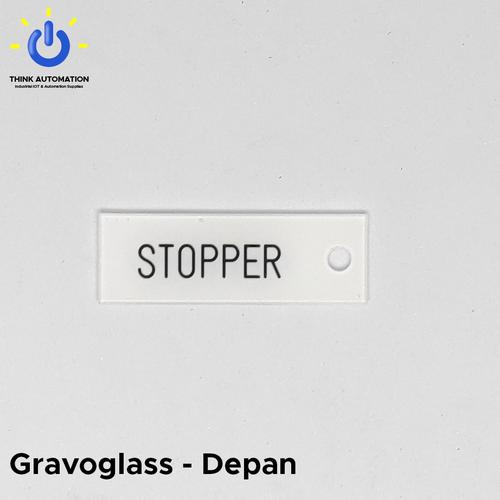 Jual Custom Grafir Nameplate / Label Panel Bahan Gravoglass Ori! - Kab ...