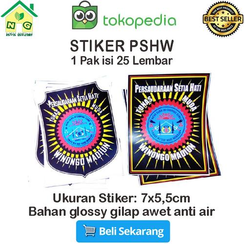 Jual Stiker Tempel Logo Lambang Pencak Silat PSHW Winongo Madiun 1903 ...