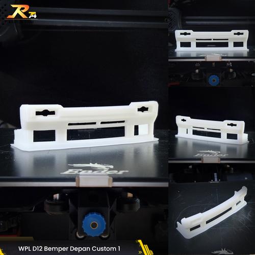 Jual WPL D12 Bemper Depan Custom 1 - Body Part RC Drift 3D Print ...