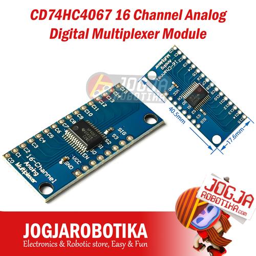 Jual CD74HC4067 16 Channel Analog Digital Multiplexer Module 74HC4067 ...