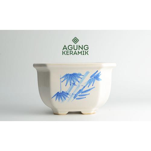 Jual Pot Bunga Agung Keramik|Pot Tanaman A-525 - Putih - Kota Tangerang ...