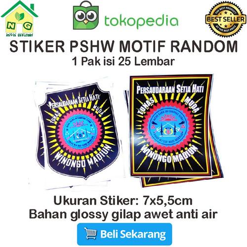 Jual Stiker Tempel Logo Lambang Pencak Silat PSHW Winongo Madiun 1903 ...