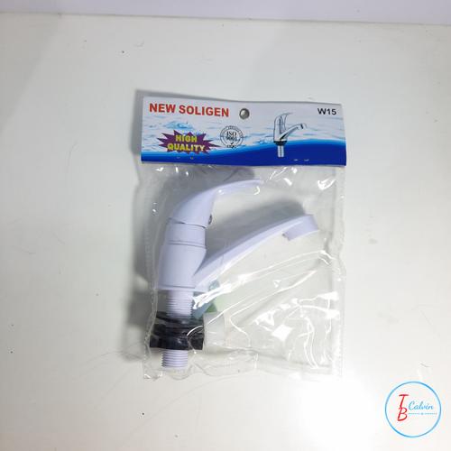Jual Kran Wastafel Plastik New Soligen / Kran Cuci Tangan Plastik ...