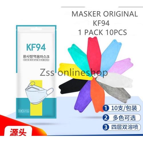 Jual MASKER KOREA KF94 MASKER KN95 MASKER N95 MASKER/1PACK 10PCS ...
