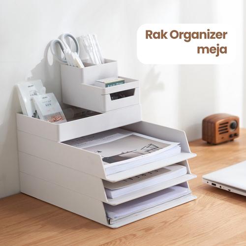 Jual Kotak Storage Meja Desk Organizer Alat Tulis Stationery Rak ...