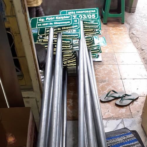 Jual Tiang Plang Nama Jalan 200 cm + 50 x 20 cm Reflective Scotlite ...