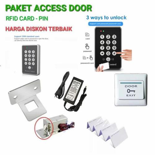 Jual Paket ACCESS CONTROL AKSES KONTROL DOOR LOCK PIN RFID - Kota ...