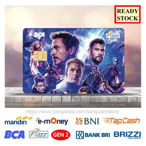 Jual KARTU EMONEY MANDIRI BCA BNI BRI Avengers Endgame Capt America -1 ...