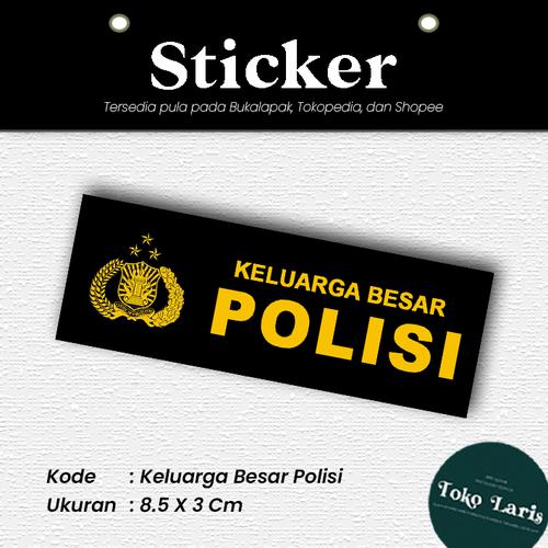 Jual Sticker Plat Motor Dan Mobil Keluarga Besar POLISI - Kab. Bogor ...