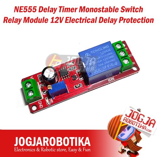 Jual NE555 Delay Timer Monostable Switch Relay Module 12V Electrical ...