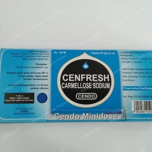 Jual Cendo cenfresh minidose harga strip isi 5 tube @ 0,6 ml - Jakarta ...