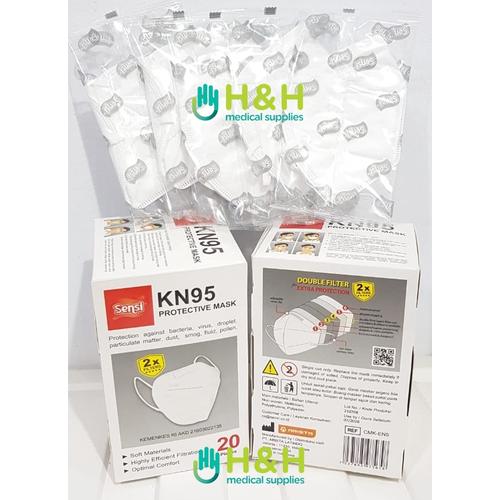 Jual Masker KN95 Sensi / Masker Sensi KN 95 / Masker Earloop Sensi KN95 ...