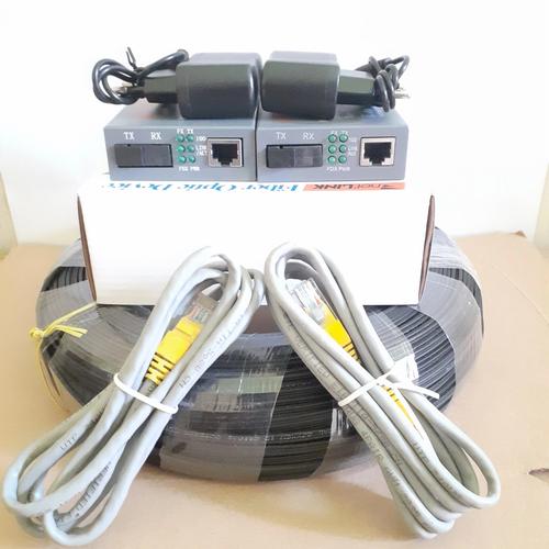 Jual KABEL FIBER OPTIC Dc PRECON upc 115M dan SEPASANG NETLINK HTB 3100 ...