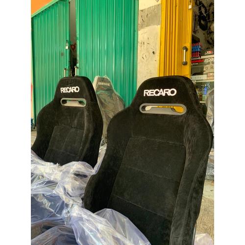 Jual JOK MOBIL RECARO SR3 SUEDE RACING SEAT UNIVERSAL KANAN-KIRI HITAM ...