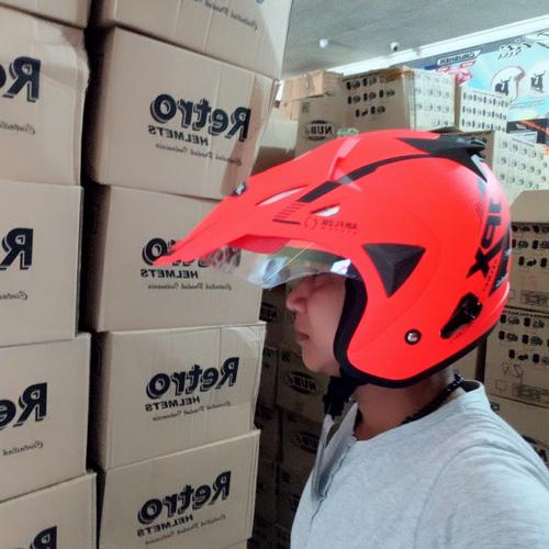 Jual HELM JPX CROSS SEMI CROSS HALF FACE - Hitam, L - Kab. Kediri - TB ...