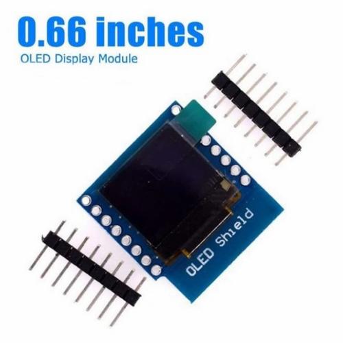 Jual OLED D1 mini wemos 0.66" 0.66 inch display Lcd Module 12c IIc 64x48 - BELUM SOLDER - Kota ...