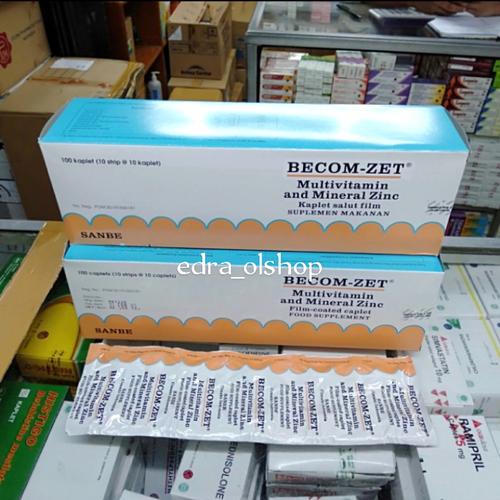 Jual Becom zet multivitamin dan mineral zinc becomzet anti virus/imun ...